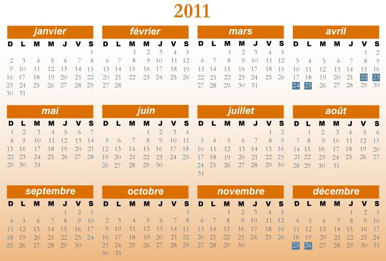 calendrier_2011_marron - Calendrier